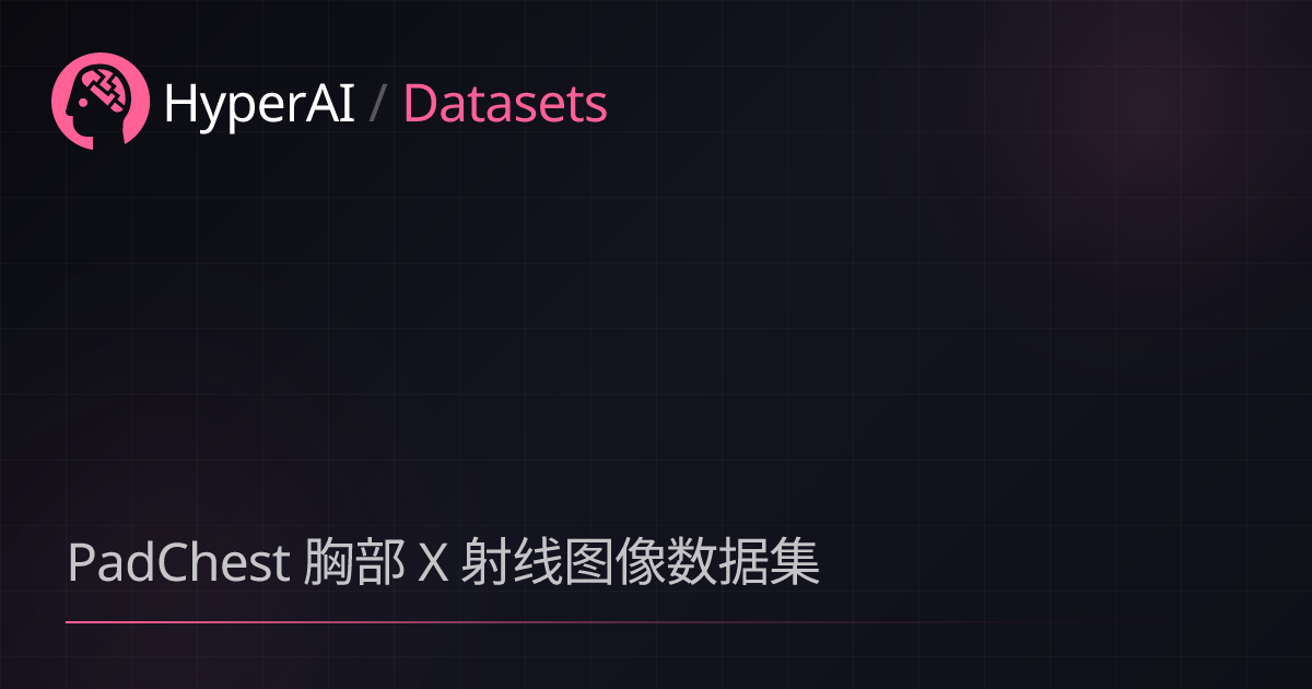 PadChest 胸部 X 射线图像数据集 | Datasets | HyperAI超神经