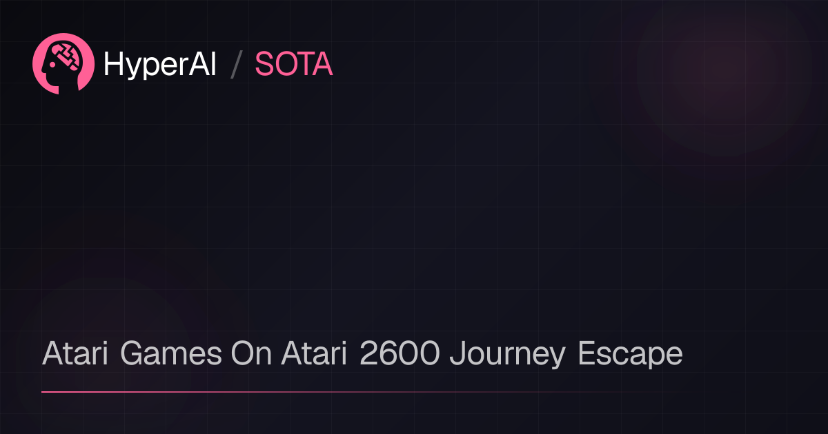Atari Games On Atari 2600 Journey Escape | SOTA | HyperAI超神经