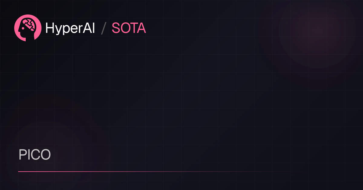 PICO | SOTA | HyperAI超神经