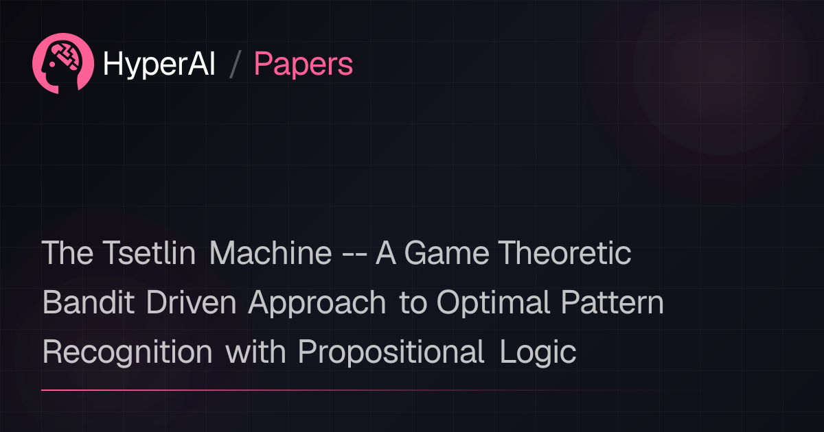 Benchmarks - The Tsetlin Machine -- A Game Theoretic Bandit Driven ...