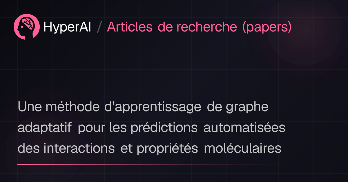 Une méthode d’apprentissage de graphe adaptatif pour les prédictions ...